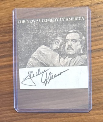 Jackie Gleason Actor Signed Autograph on Promotional Paper For The Toy ...