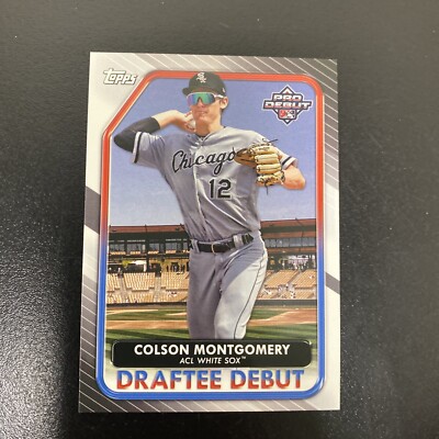 2022 Topps Pro Debut Draftee Debuts Colson Montgomery ACL White Sox DB ...