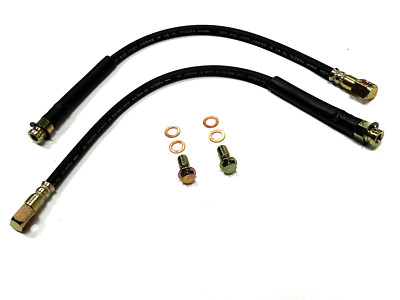 Chevy GM Disc Brake Conversion Rubber Brake Line Hose Set | eBay