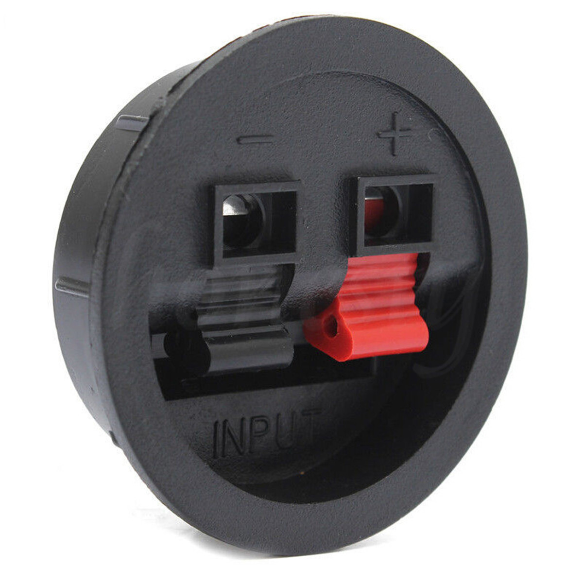 Round Flush Sub Speaker Box Terminals Wire Binding Post Push Springs ...