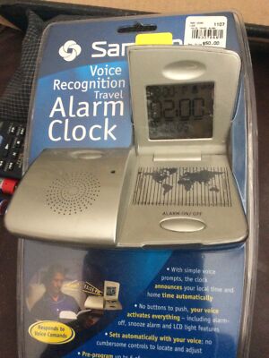 Samsonite Voice Recognition Travel Alarm Clock World Time | eBay