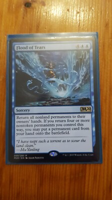 1x MTG Magic The Gathering TCG - Flood of Tears - Rare - M20 | eBay UK