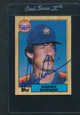 1987 Topps #157 Danny Darwin Astros Signed Auto *C3584 | eBay UK