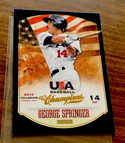 George Springer 2013 Panini USA Baseball card # 112 , Toronto Blue Jays ...