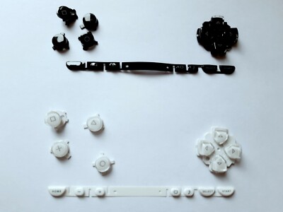 Kit Buttons Plastic Sony PSP 1000 1004 Console D-Pad Cross Keypad Spare ...