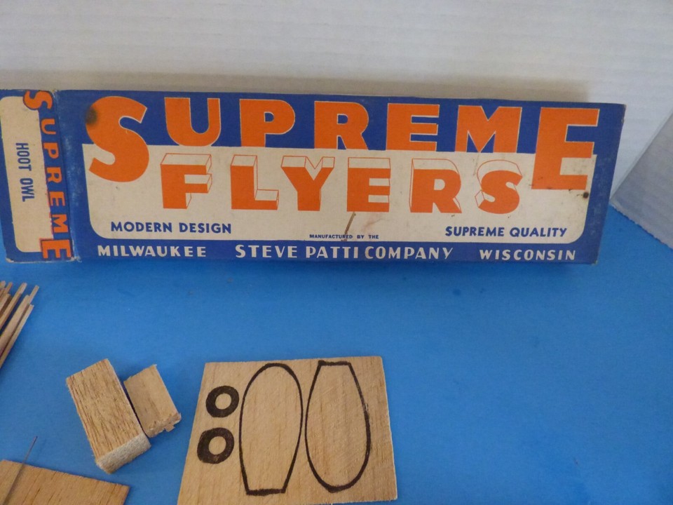 Supreme Flyers Rubber power Airplane Kit HOOT OWL Free flight Kit C5 | eBay