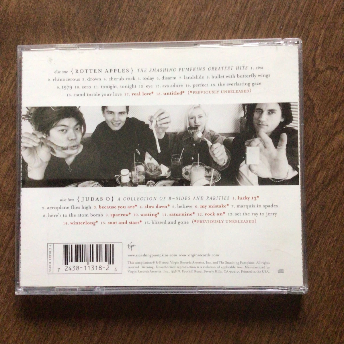 Smashing Pumpkins Greatest Hits Album Cover