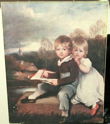 RENAISSANCE CHILDREN LARGE COLOR VINTAGE PRINT UNFRAMED | eBay