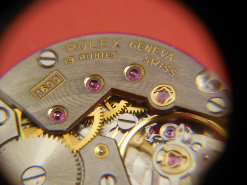 GENUINE ROLEX 1600 19 JEWEL MECHANICAL HAND WIND MANUAL MOVEMENT | eBay