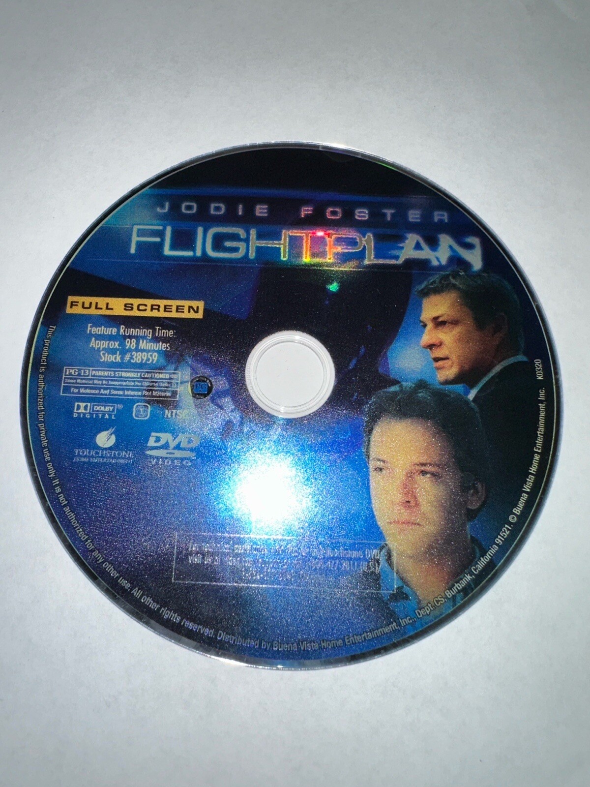Flightplan (DVD, 2005) DISC ONLY 786936270532| eBay