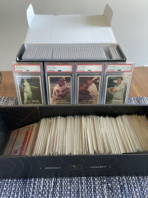 1957 Topps Complete Set - EX (52 PSA GRADED - 96% FRESH SLABS - TOP EYE ...