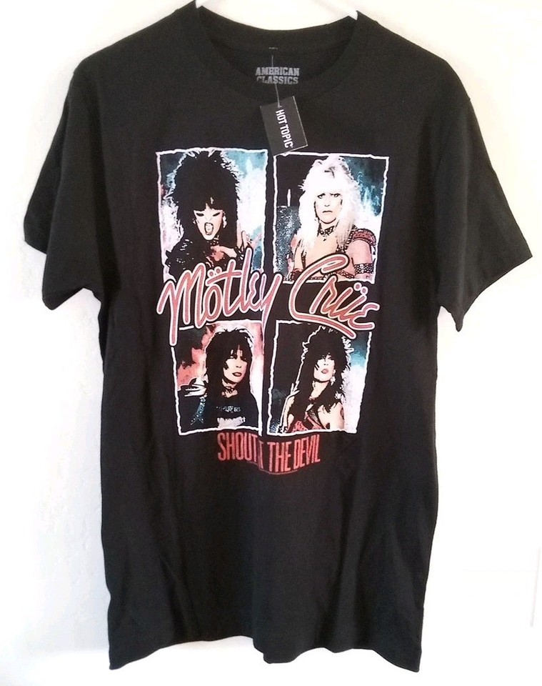 Lot of 7 Rock Band T-shirts Sz. Med. NWT Most Hot Topic Motley Crew ...