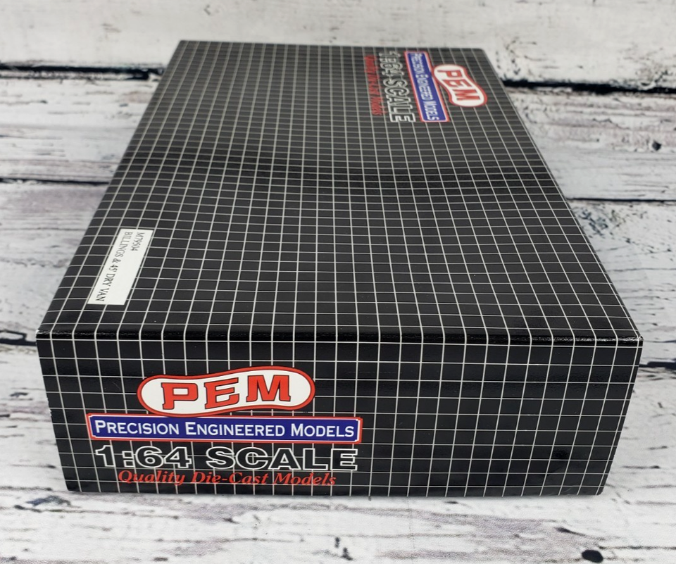 PEM Hartoy M79504 1:64 Scale Billings Freight Systems Semi w/Dry Van ...