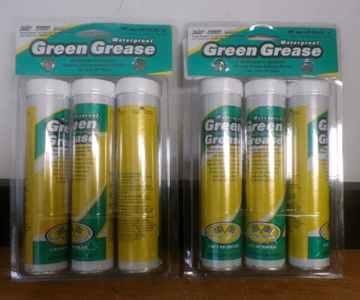 6 NEW GREEN GREASE WATERPROOF MULTI-PURPOSE SYNTHETIC POLYMER GREASE 6 ...