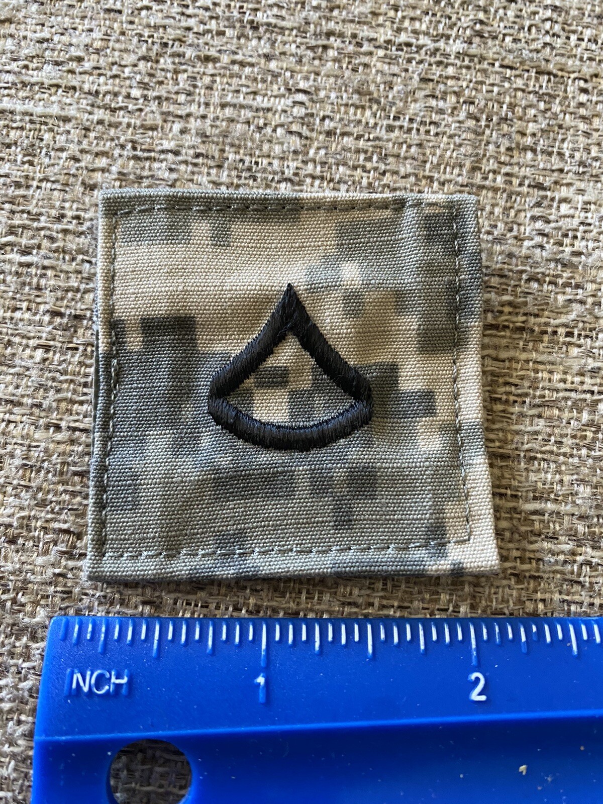 US Army Private First Class PFC E-3 Rank ACU Hook / Loop Patch INV6610 ...