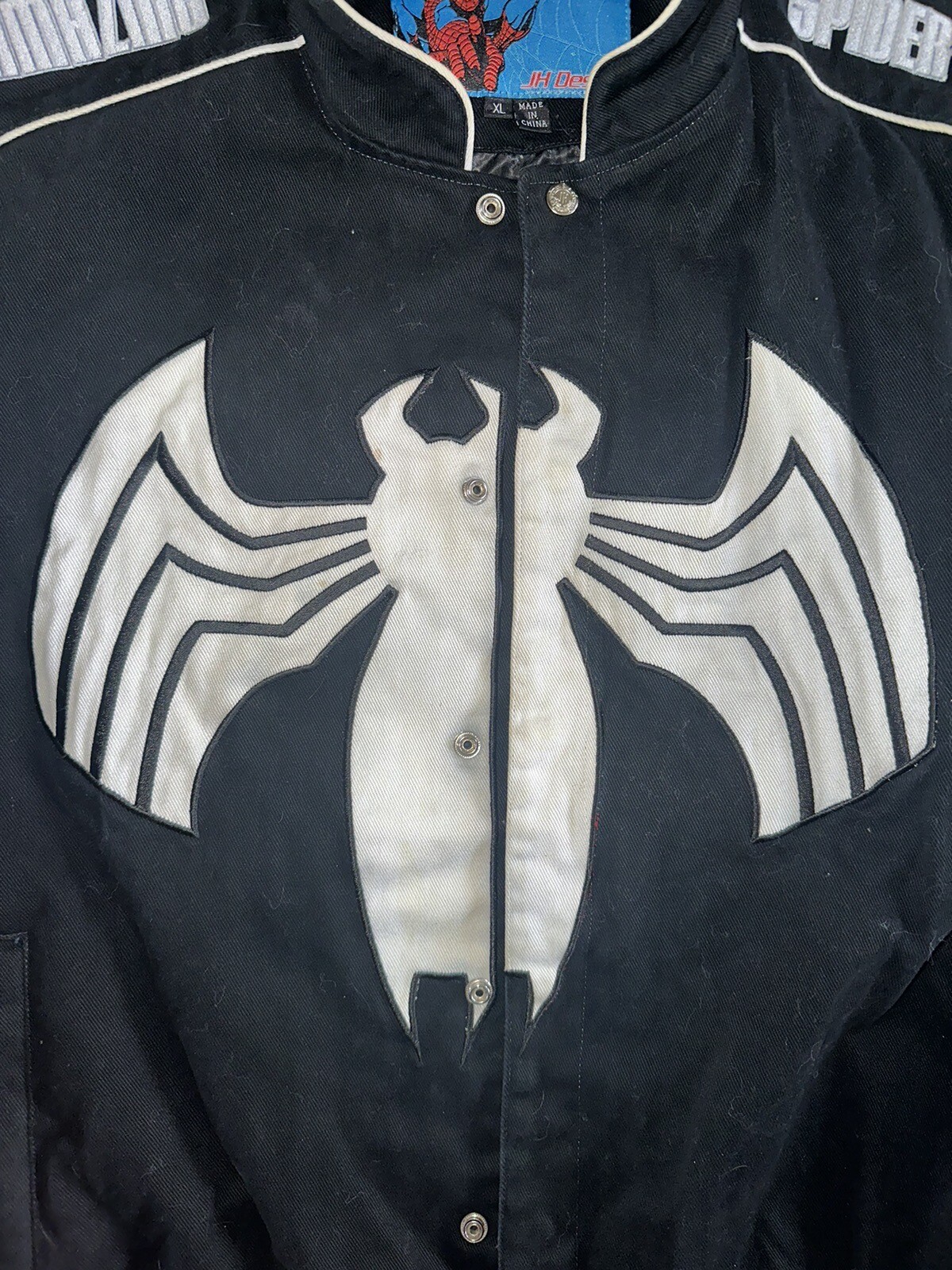 Jeff Hamilton JH DESIGN Spider Man Vintage Jacket MAR… - Gem