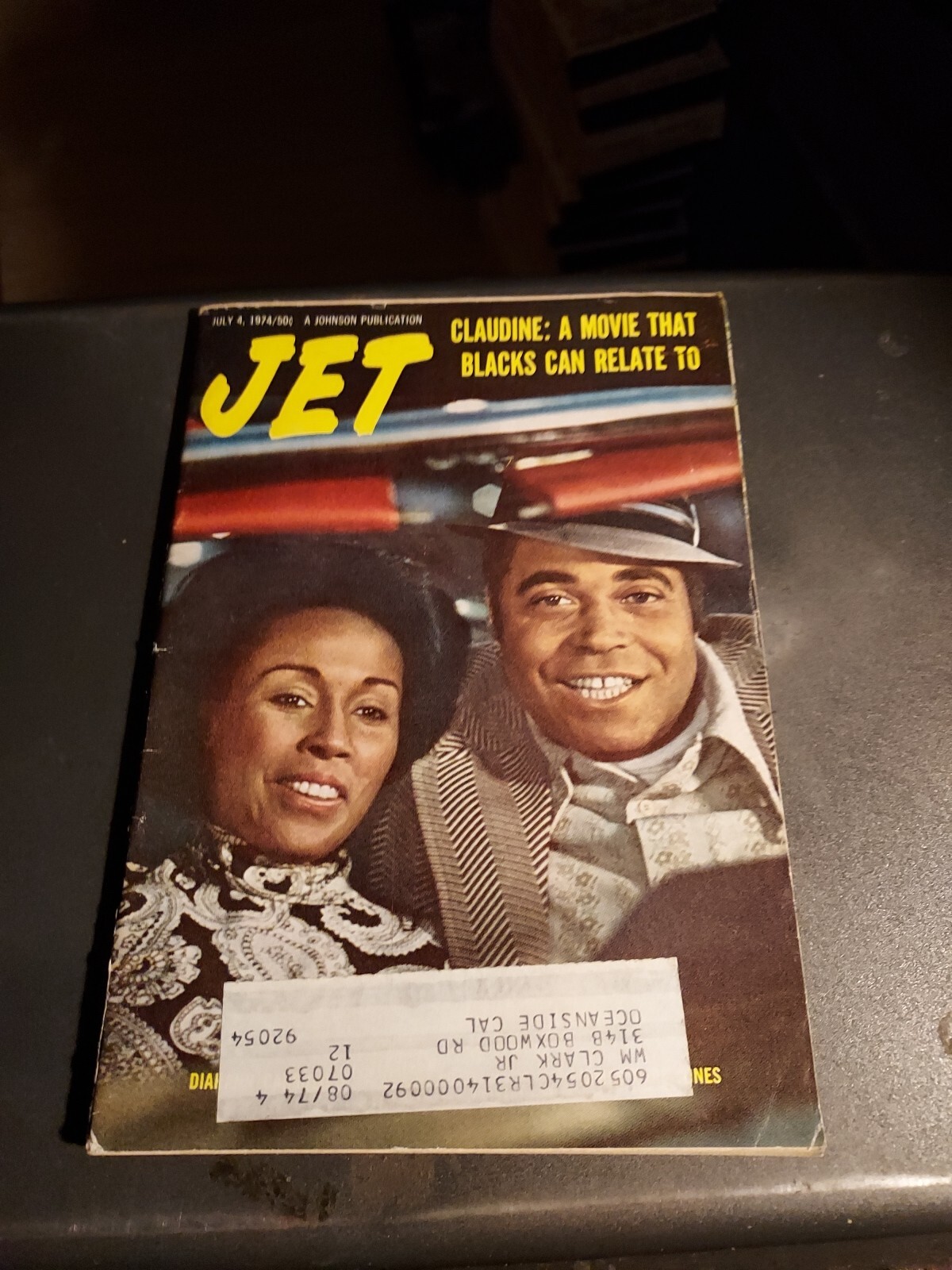 JET MAGAZINE JULY 4 1974 JAMES EARL JONES,DIAHAM CARROLL ON COVER | eBay