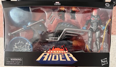 2020 HASBRO MARVEL LEGENDS COSMIC GHOST RIDER W/ ETERNALCYCLE 6" FIGURE ...