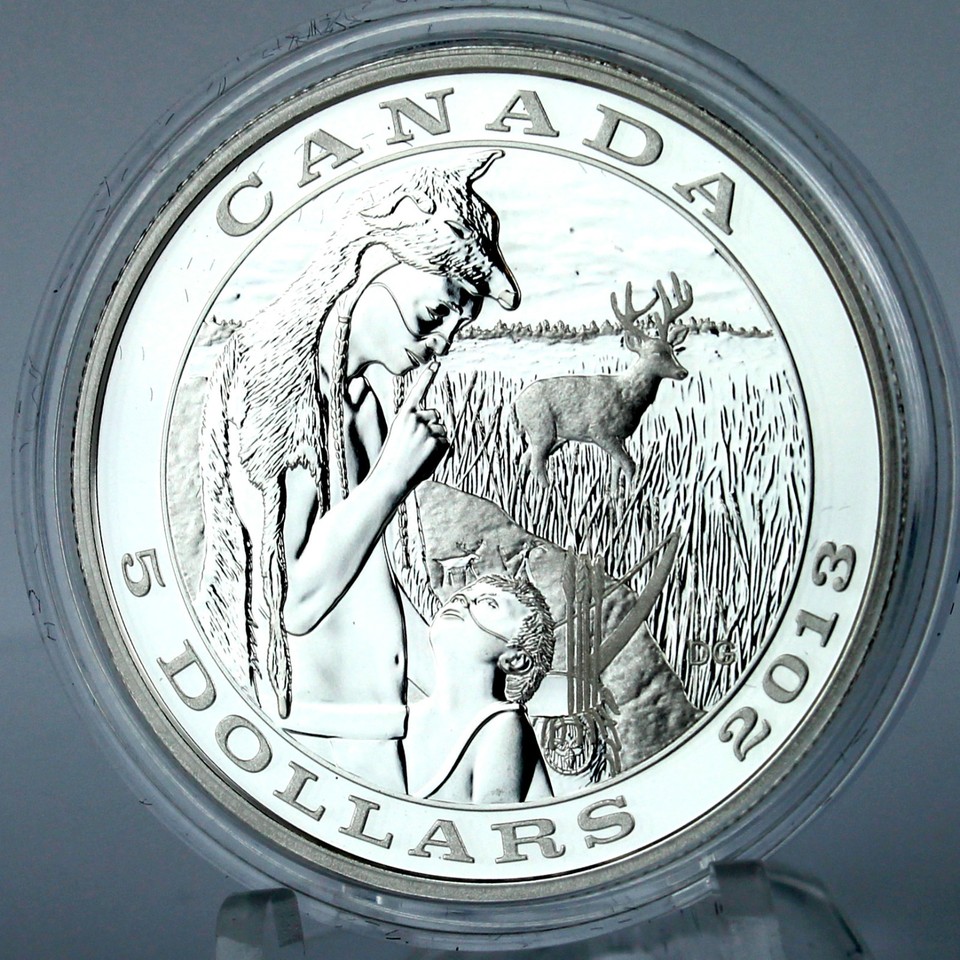 Canada 2013 $5 Tradition of Hunting: Deer - Series #1, Pure Silver ...