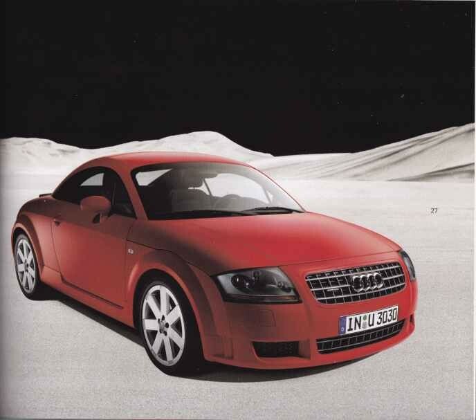 Catalogue Brochure Audi TT 10/2003 Belgique en français | eBay