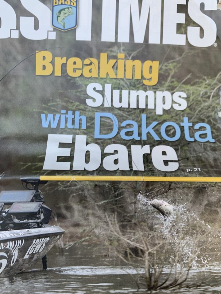 Bassmasters BASS Times Magazine. September 2025. Dakota Ebare Cover. | eBay