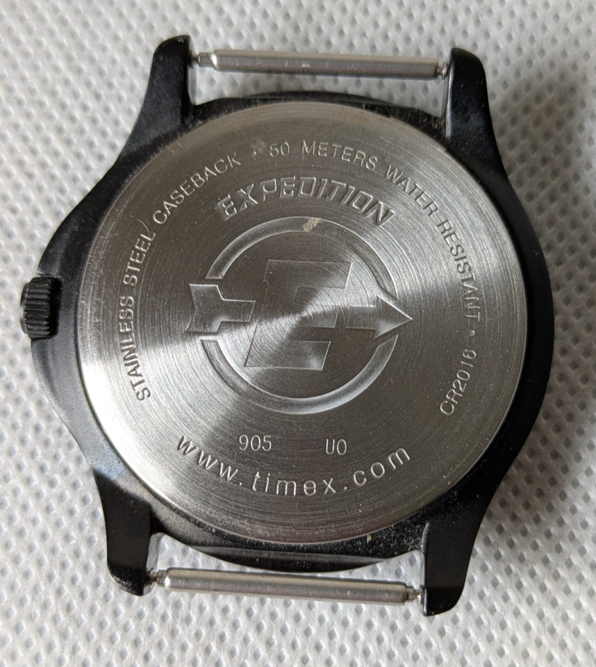 Timex Expedition Watch - Indiglo - New Battery - No band | eBay