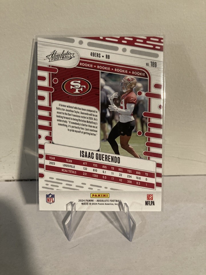 2024 Panini Absolute - Rookie Isaac Guerendo #189 NM | eBay UK