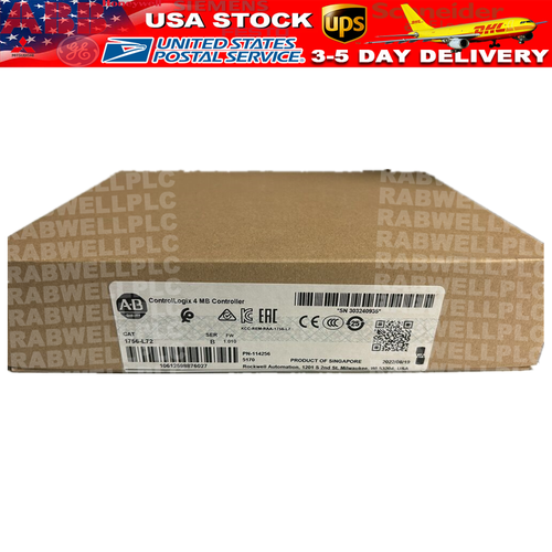 New Factory Sealed AB 1756-L72 SER B ControlLogix 4MB Controller PLC ...