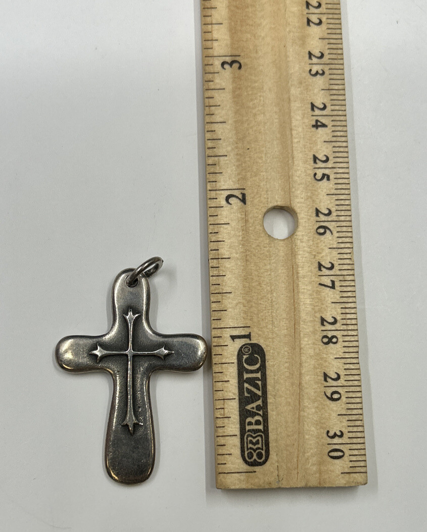 James Avery Raised Inset Cross Large In Sterling Silv… - Gem