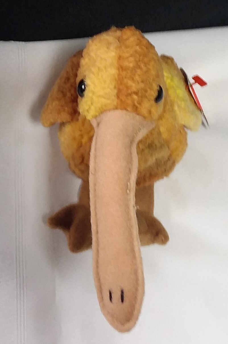 TY Beanie Baby Beak Kiwi Bird 1998 Retired Pristine Original Rare ...