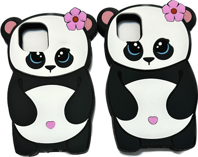 3D cartoon Panda Bear phone Case for iPhone 11 6.1" or iPhone 11 Pro 5. ...