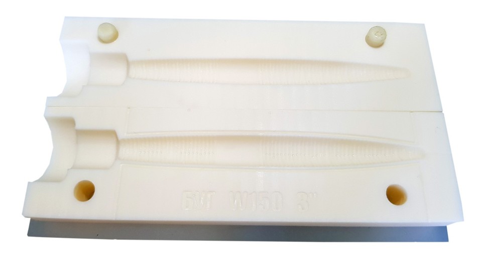 Mold Senko Worm Soft Plastic Fishing Lure Bait Making 3-6" | eBay