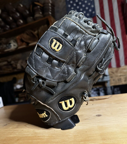 Wilson A2000 12 inch Glove with Pro Sleeve Black RHT | eBay