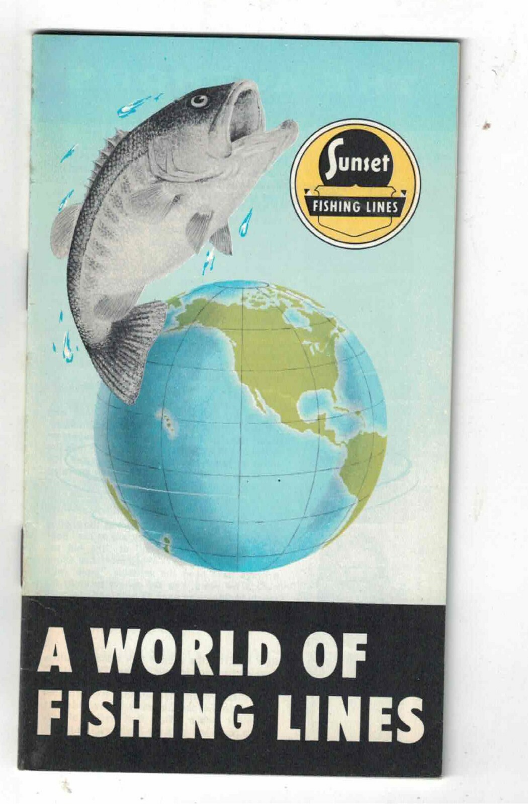 1950s- 1960s Sunset Fishing Lines A World of Fishing Lines Booklet | eBay