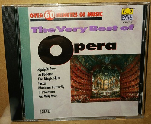 The Very Best of Opera CD Vintage 1995 Vox Cameo Classics ACD 8783 DDD ...