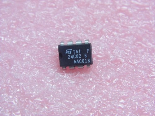 ci ST 24C02 ~ ic ST24C02 ~ Serial 2K (256 x 8) EEPROM ~ DIP8 (PLA030 ...