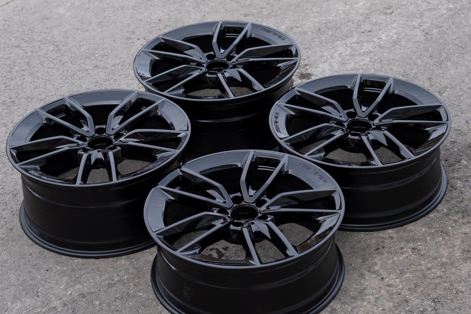 Mercedes GLA250 GLA35 GLB250 GLB35 19" inch rim OEM 2021 2022 2023 AMG ...