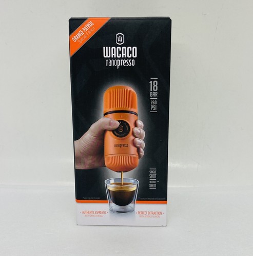 WACACO Nanopresso Portable Espresso Maker Orange Patrol Special Edition ...