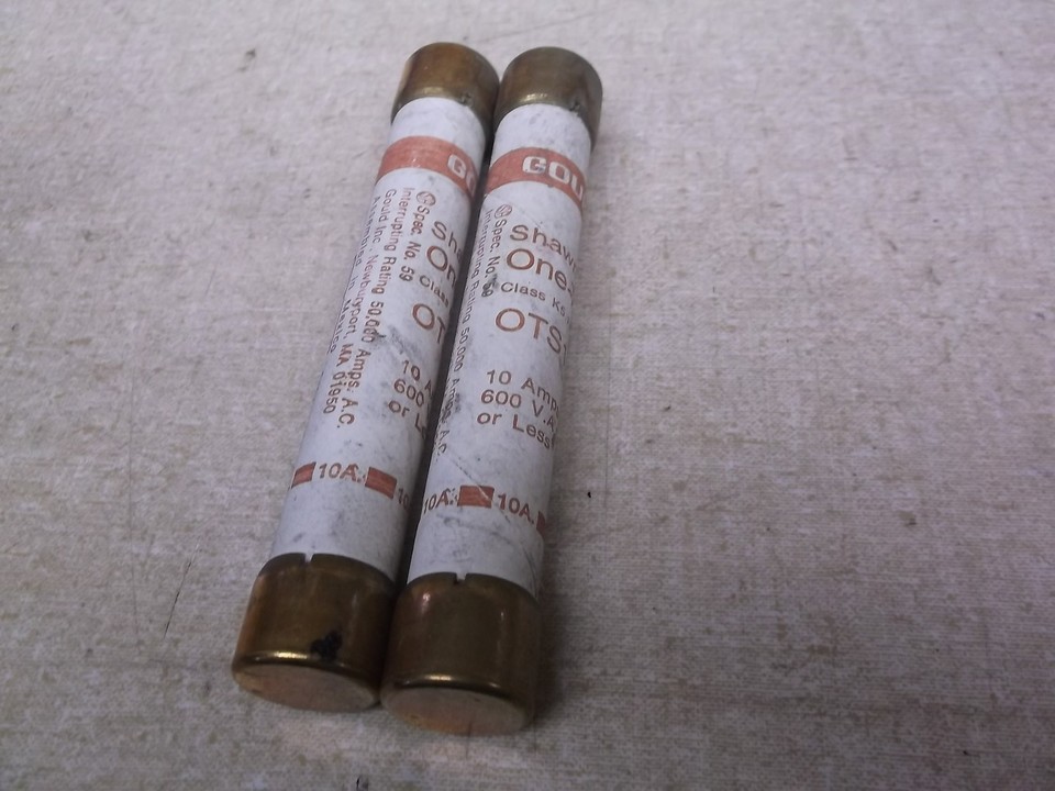 Gould Shawmut OTS10 10A 600V Fuse *FREE SHIPPING* | eBay