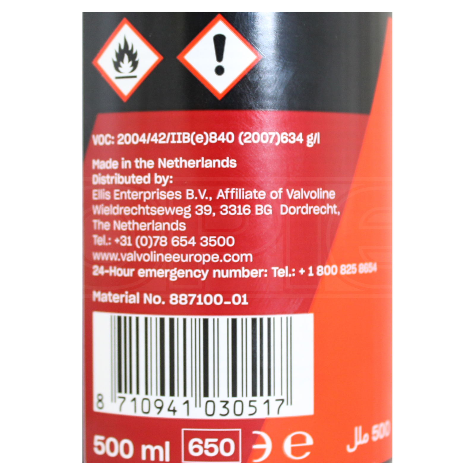 Valvoline Tectyl Multipurpose Amber Formerly 506 - 500ml Aerosol Spray ...