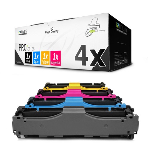 4X Toner For HP LaserJet Pro 300 Color M 351 A CE410X-13A CMYK ...