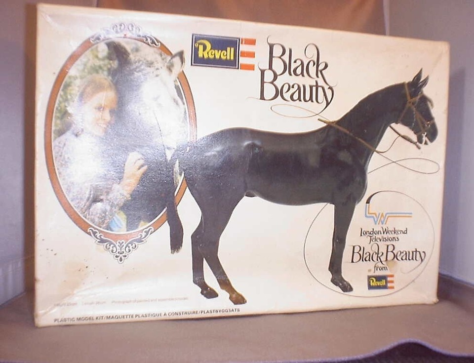 VINTAGE REVELL BLACK BEAUTY HORSE MODEL KIT IN 1978 ENGLAND BOX | eBay