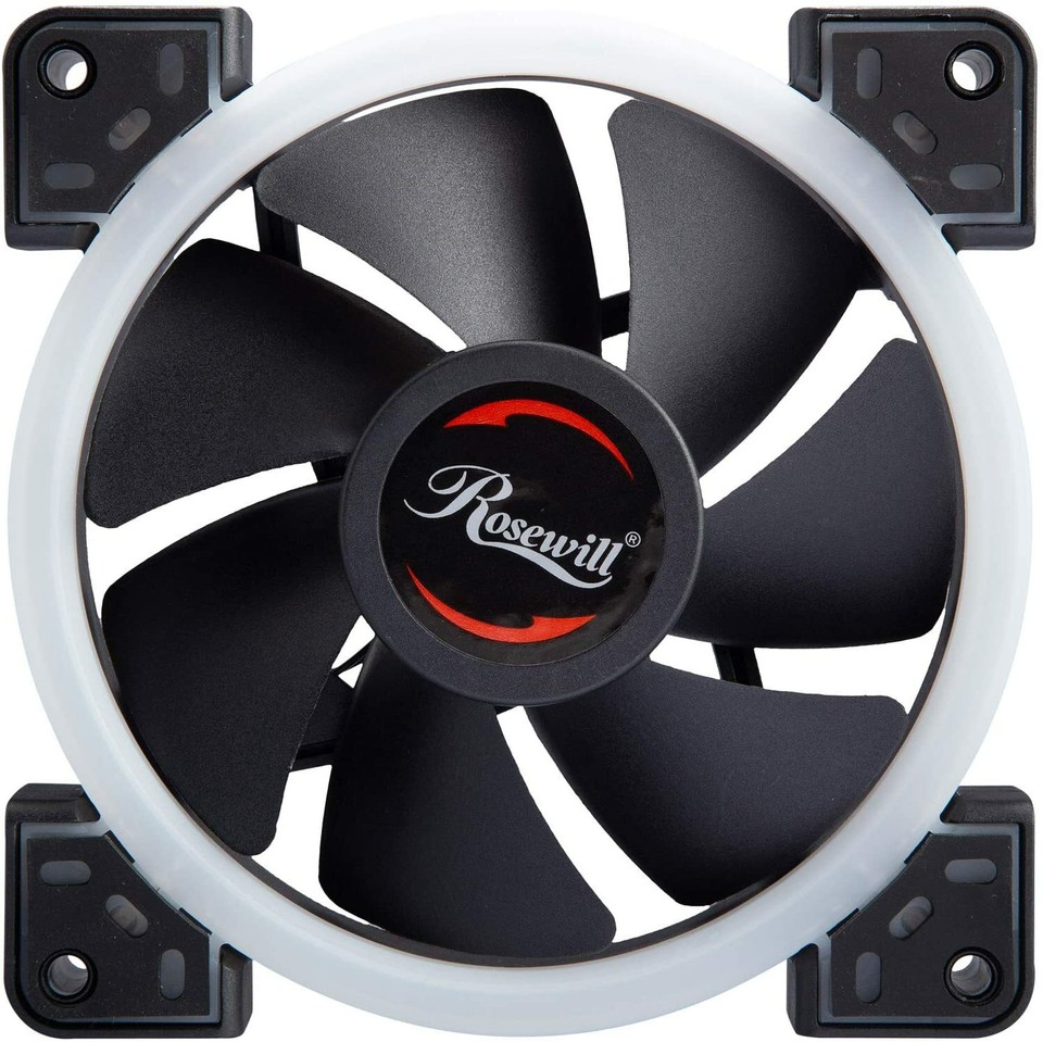Rosewill RGB CPU Liquid Cooler with Customizable Lighting Effects Three ...