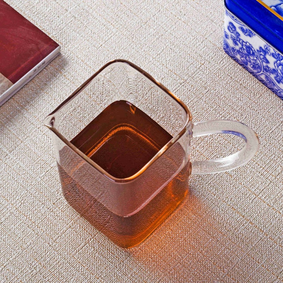 Crystal Clear Glass Fair Mug China Kungfu Teacup Pitcher also Called ...