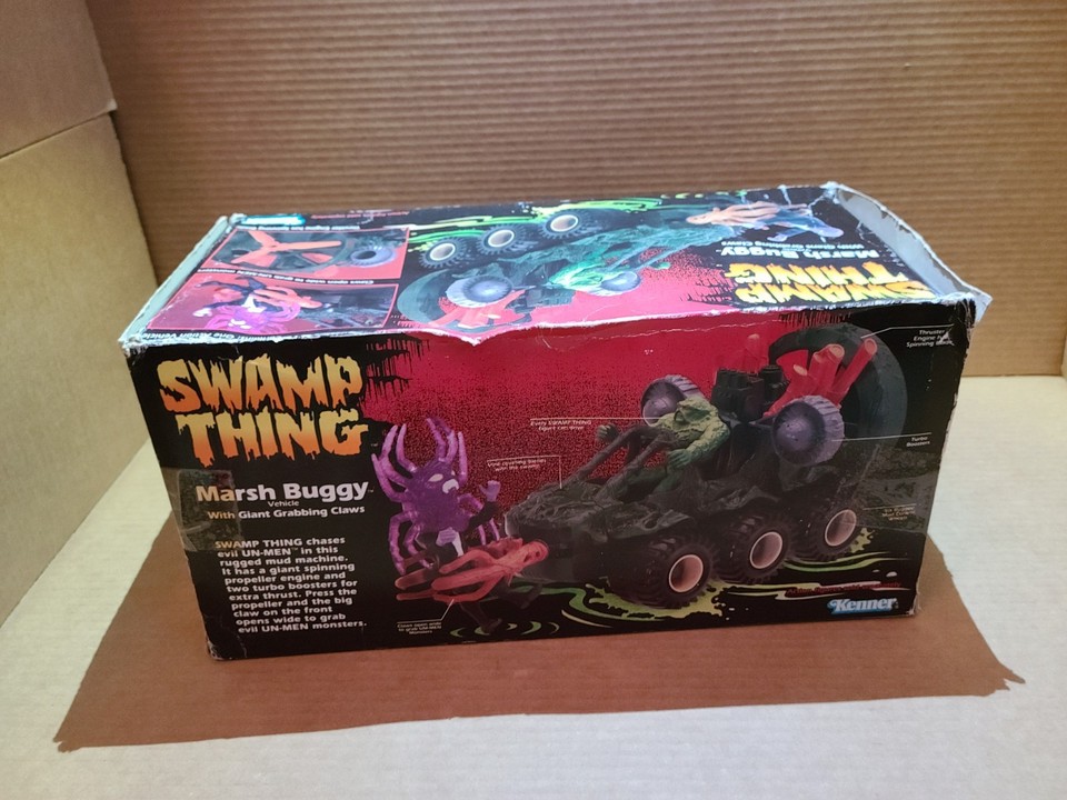 Swamp Thing Marsh Buggy With Grabbing Claws & Bayou Blaster by Kenner ...
