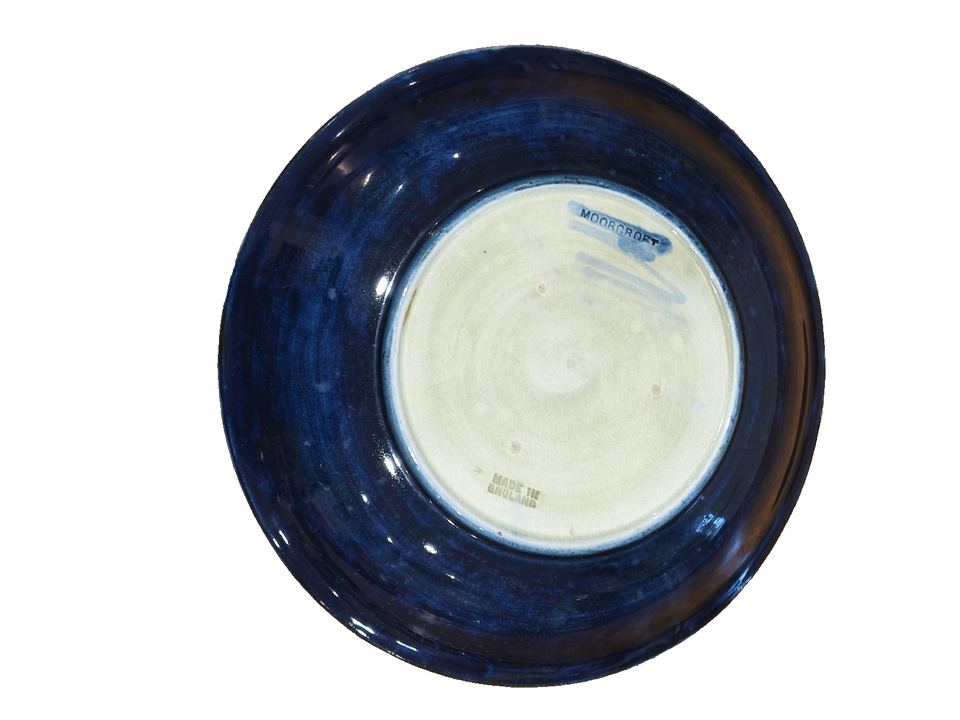 An Exceptional Wm Moorcroft Eventide Pattern Display Plate. C1926 ...