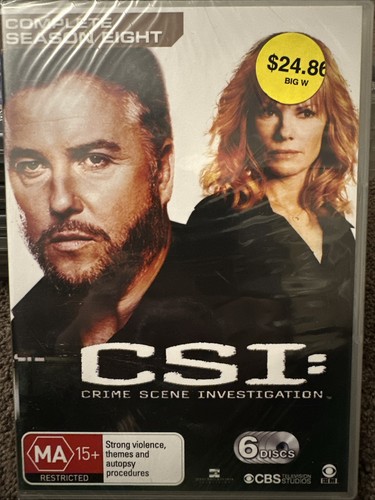Csi : Season 8 (Box Set, DVD, 2011) Brand New And Sealed 9336178012530 ...