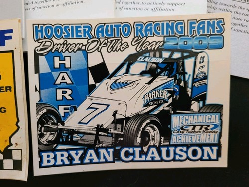 Hoosier Auto Racing Fans (HARF) Programs (5), Bryan Clauson/Tony ...