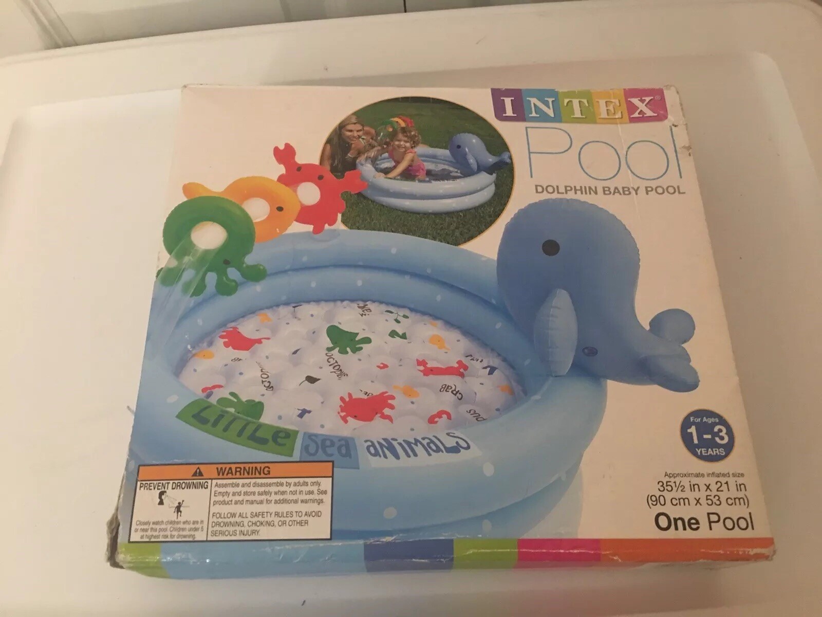 Intex Dolphin Baby Pool for sale online | eBay