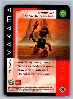 Bionicle TCG Chief Of Ta-Koro Village CCG Vakama Great Mask Card | eBay